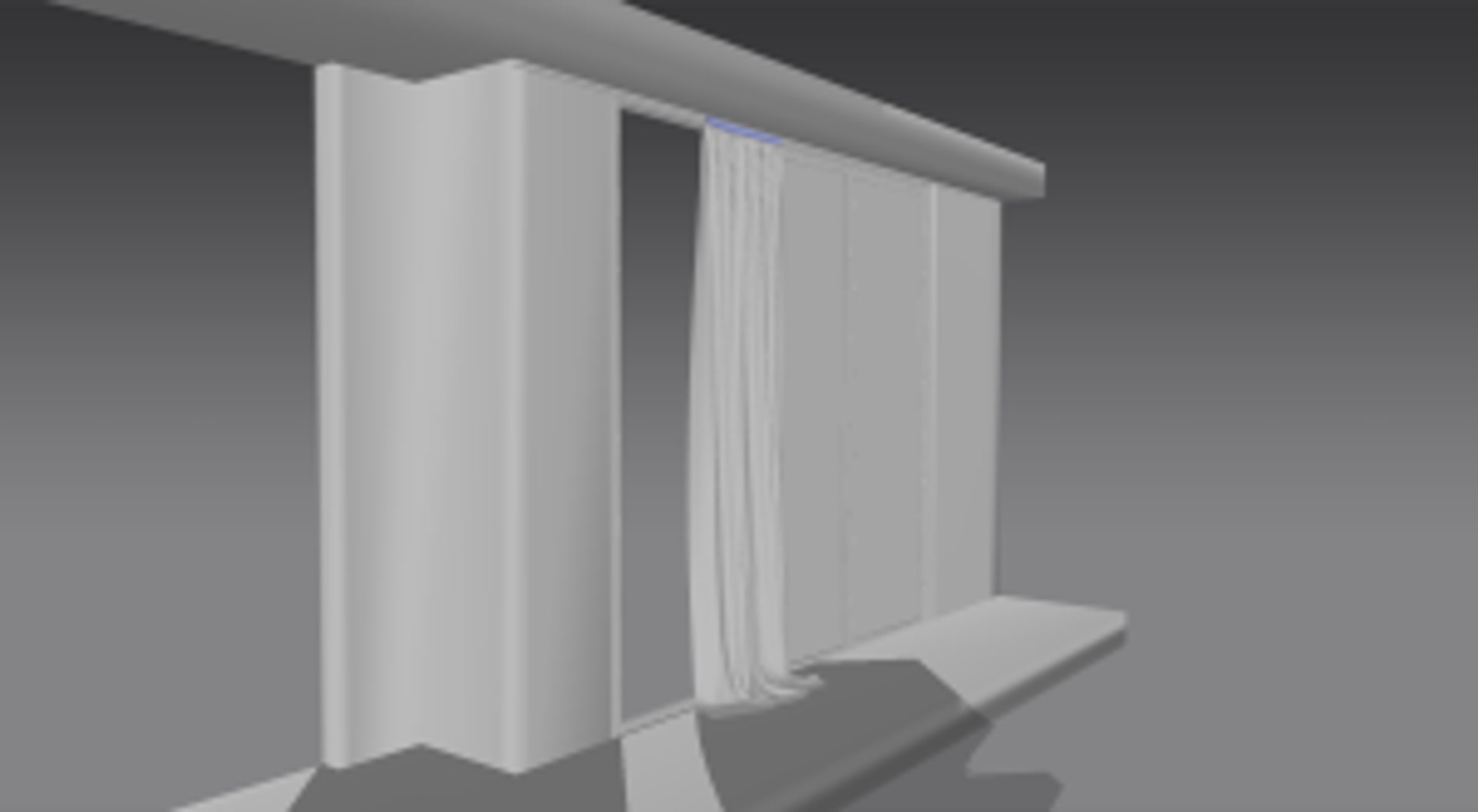 3d Curtain Version Animation Sliding