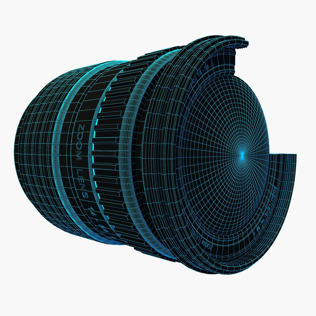 Lens Section 3d Obj