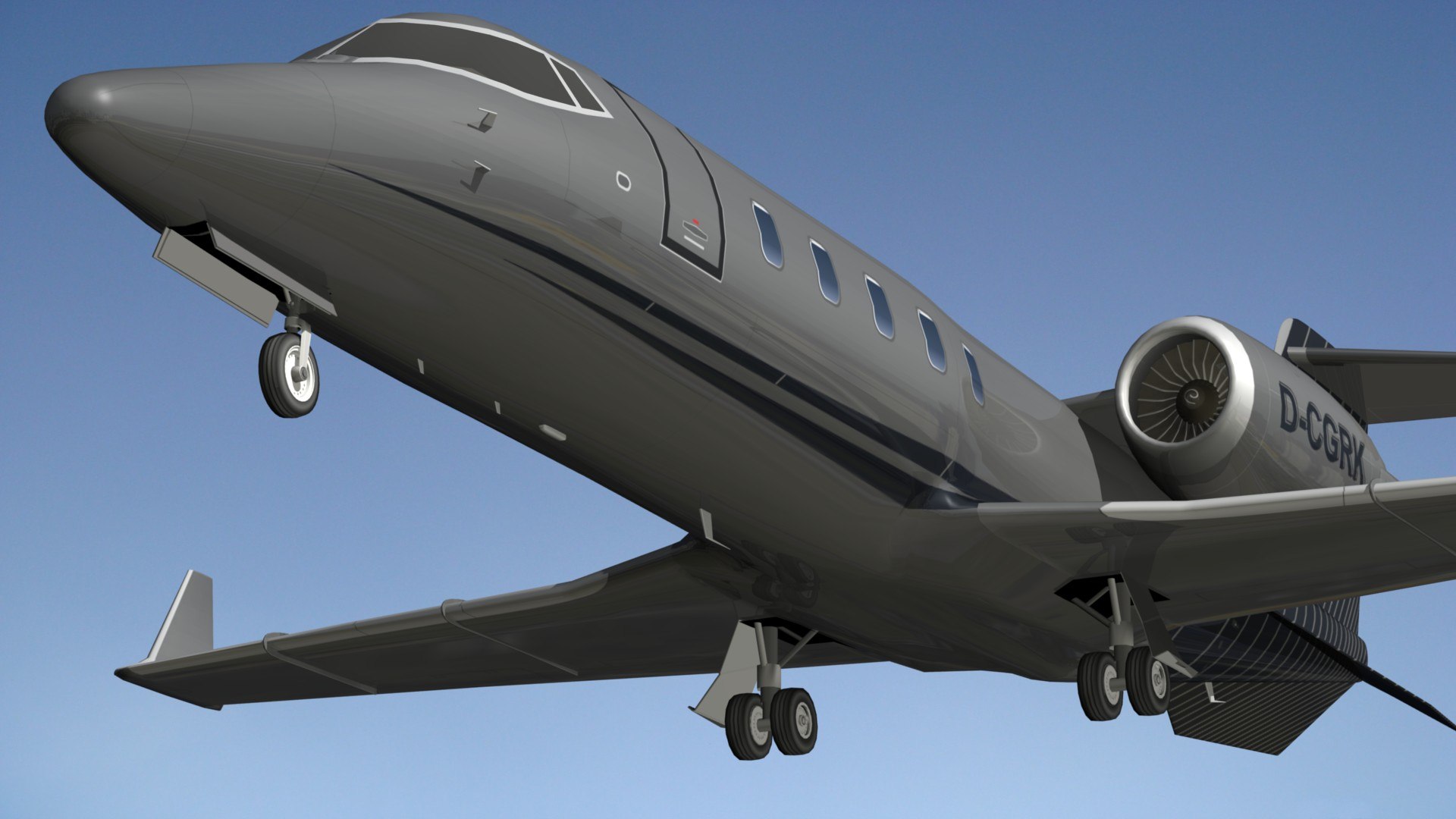 Bombardier Learjet 60 Grk 3D Model - TurboSquid 1665044