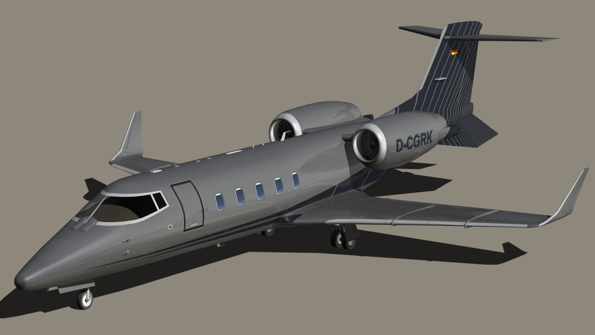 Bombardier Learjet 60 Grk 3D Model - TurboSquid 1665044