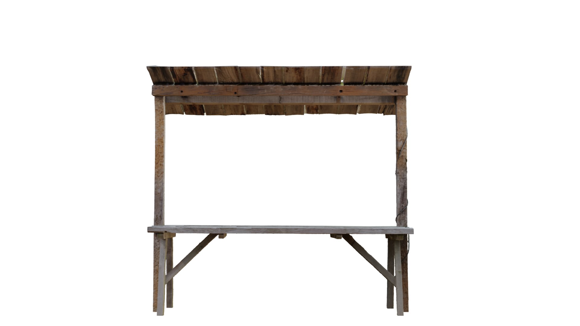 3D Wooden Table - TurboSquid 2154526