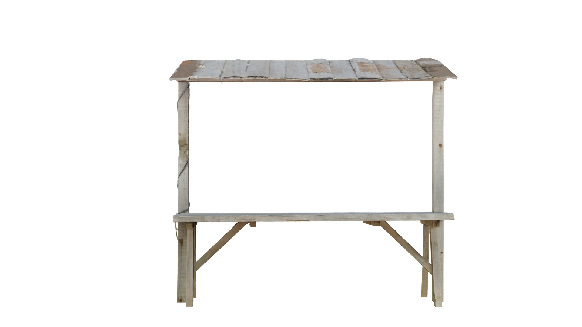 3D Wooden Table - TurboSquid 2154526