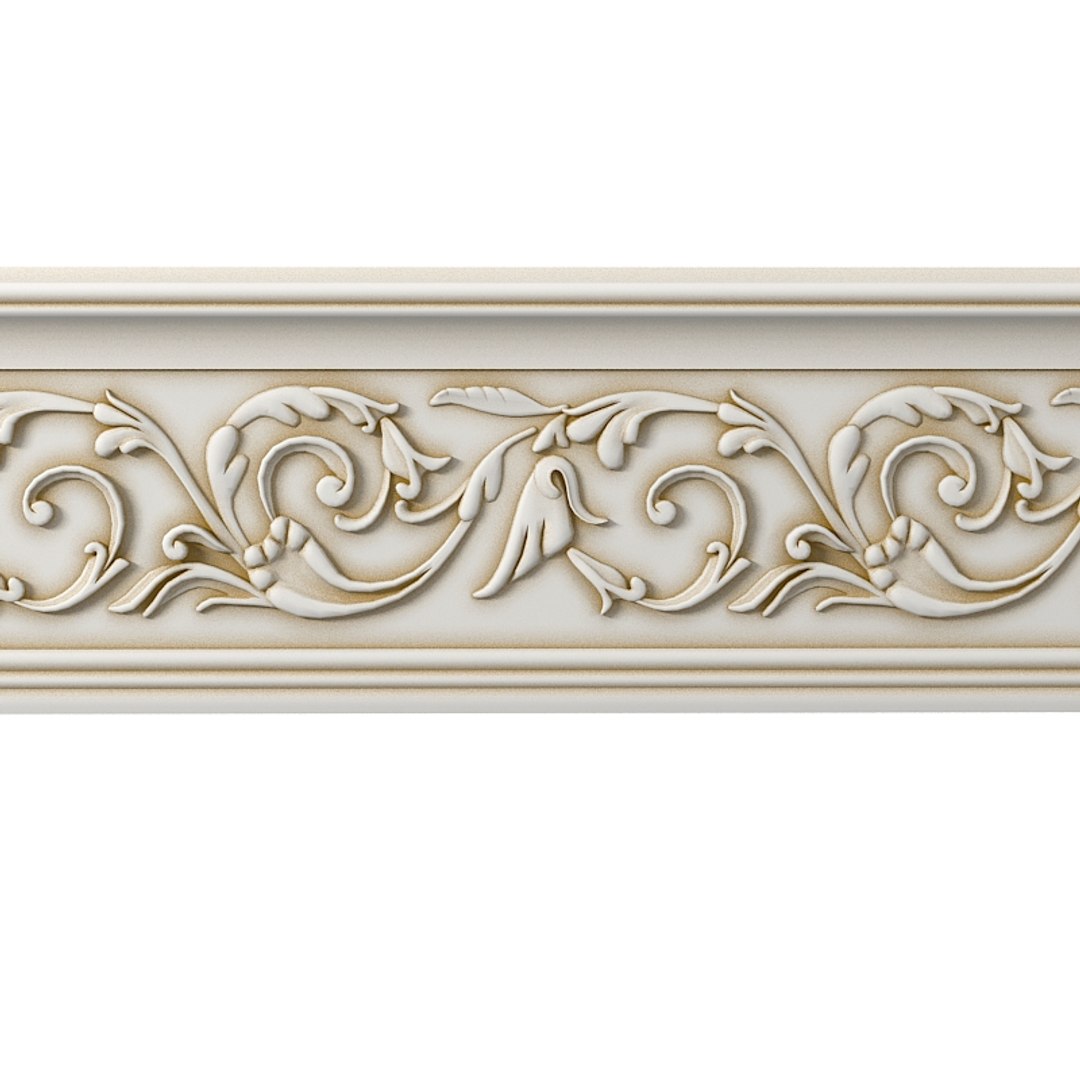 classic ceiling wall 3d model