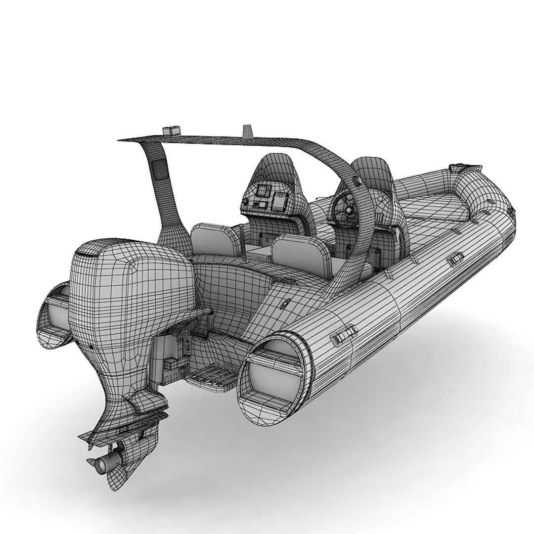 3d Rigid Inflatable Boat