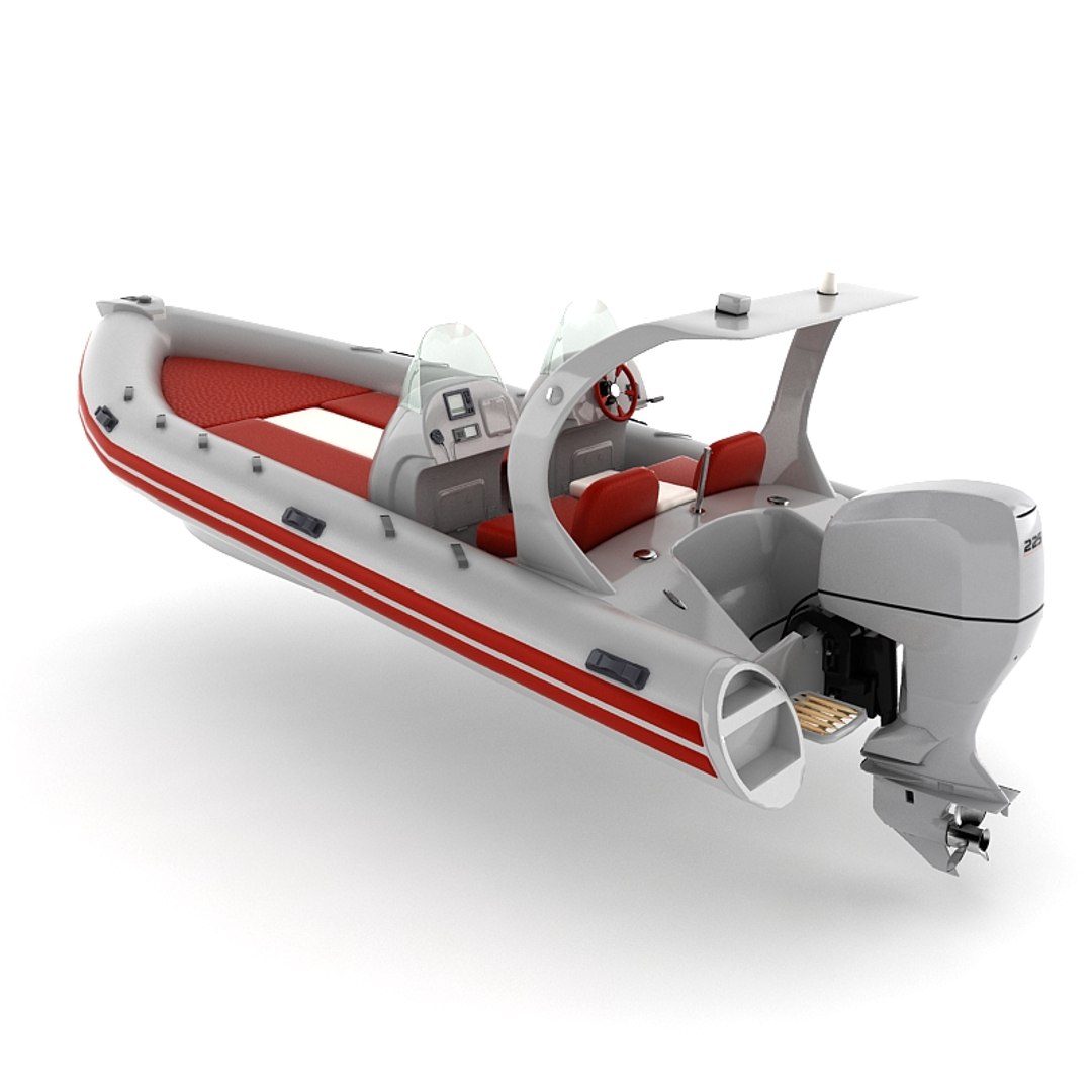 3d Rigid Inflatable Boat