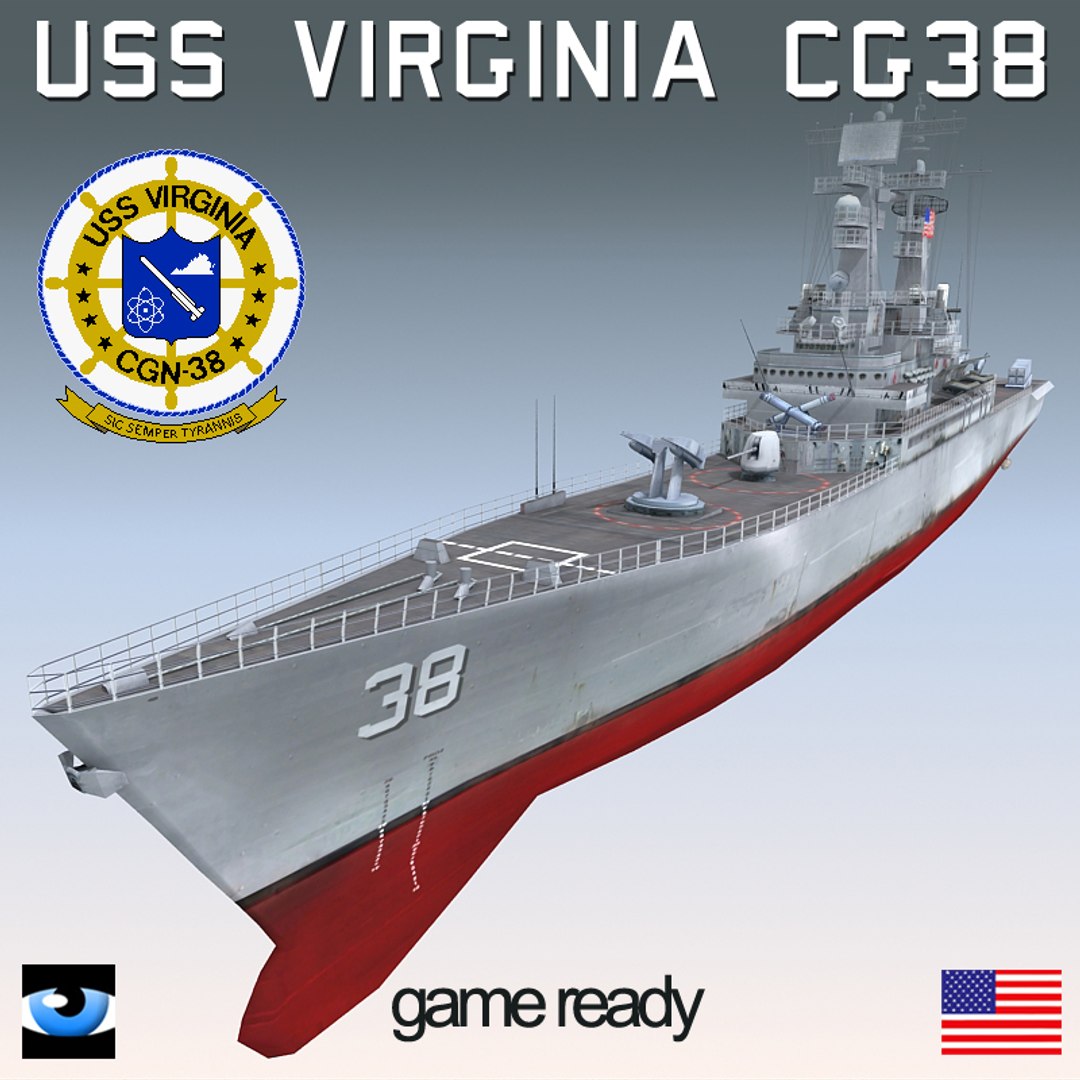 3ds Max Uss Virginia