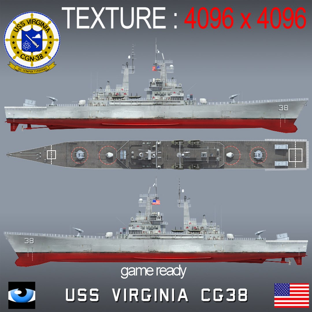 3ds max uss virginia