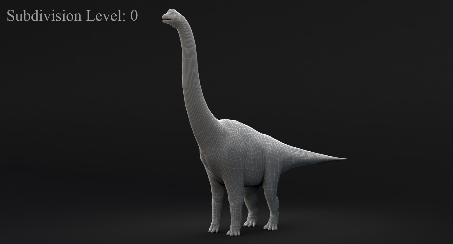3d Model Brachiosaurus