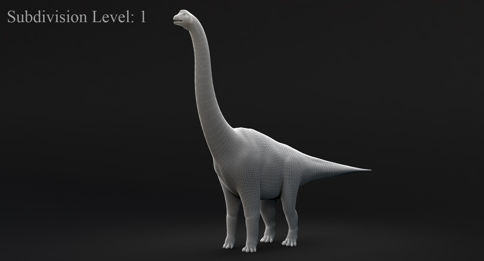 3d Model Brachiosaurus