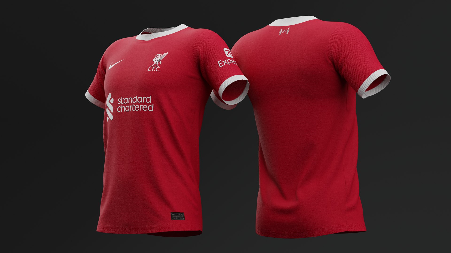 3D Model Liverpool 2024 Home Jersey - TurboSquid 2265979