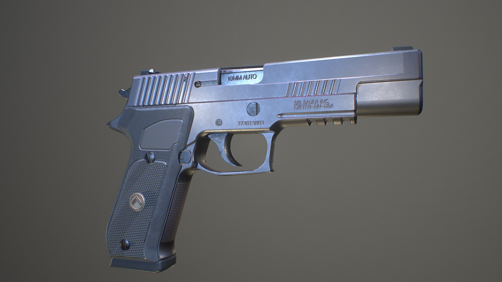 3D P220 Pistol Pbr - TurboSquid 1642595