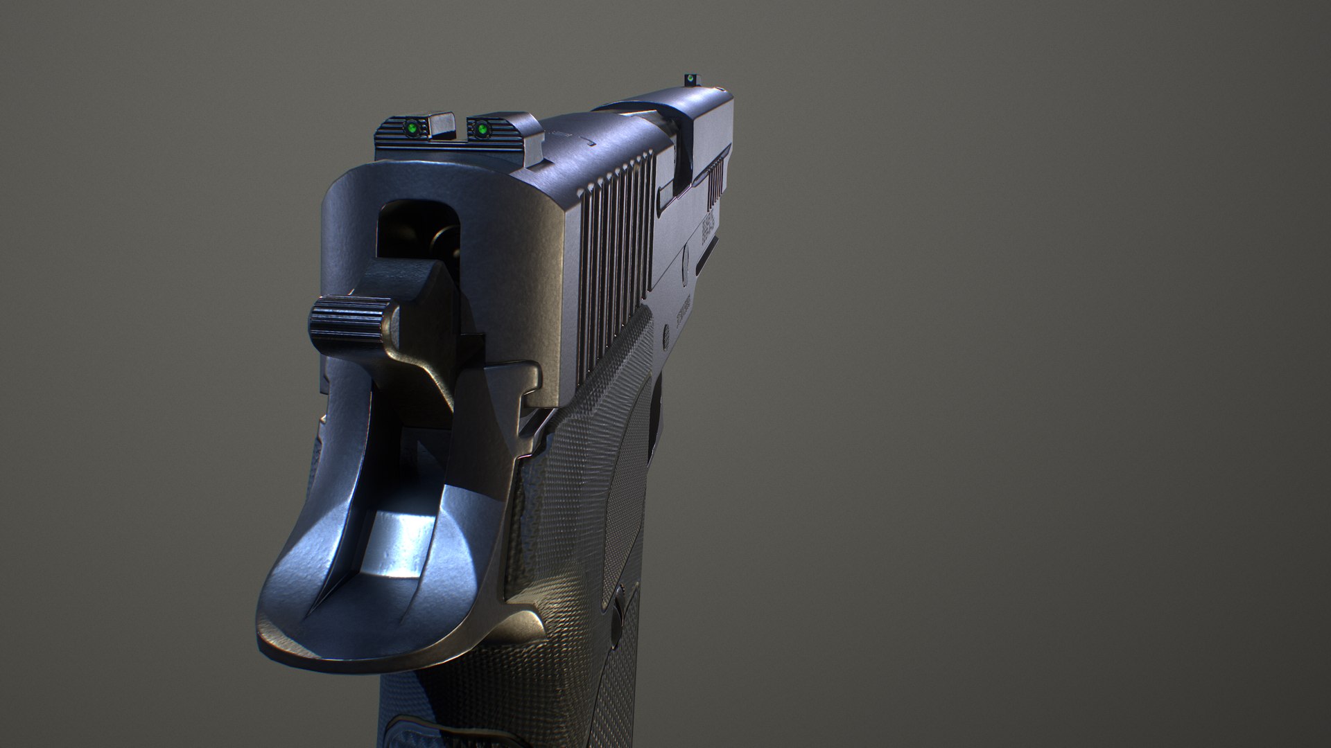 3D P220 Pistol Pbr - TurboSquid 1642595
