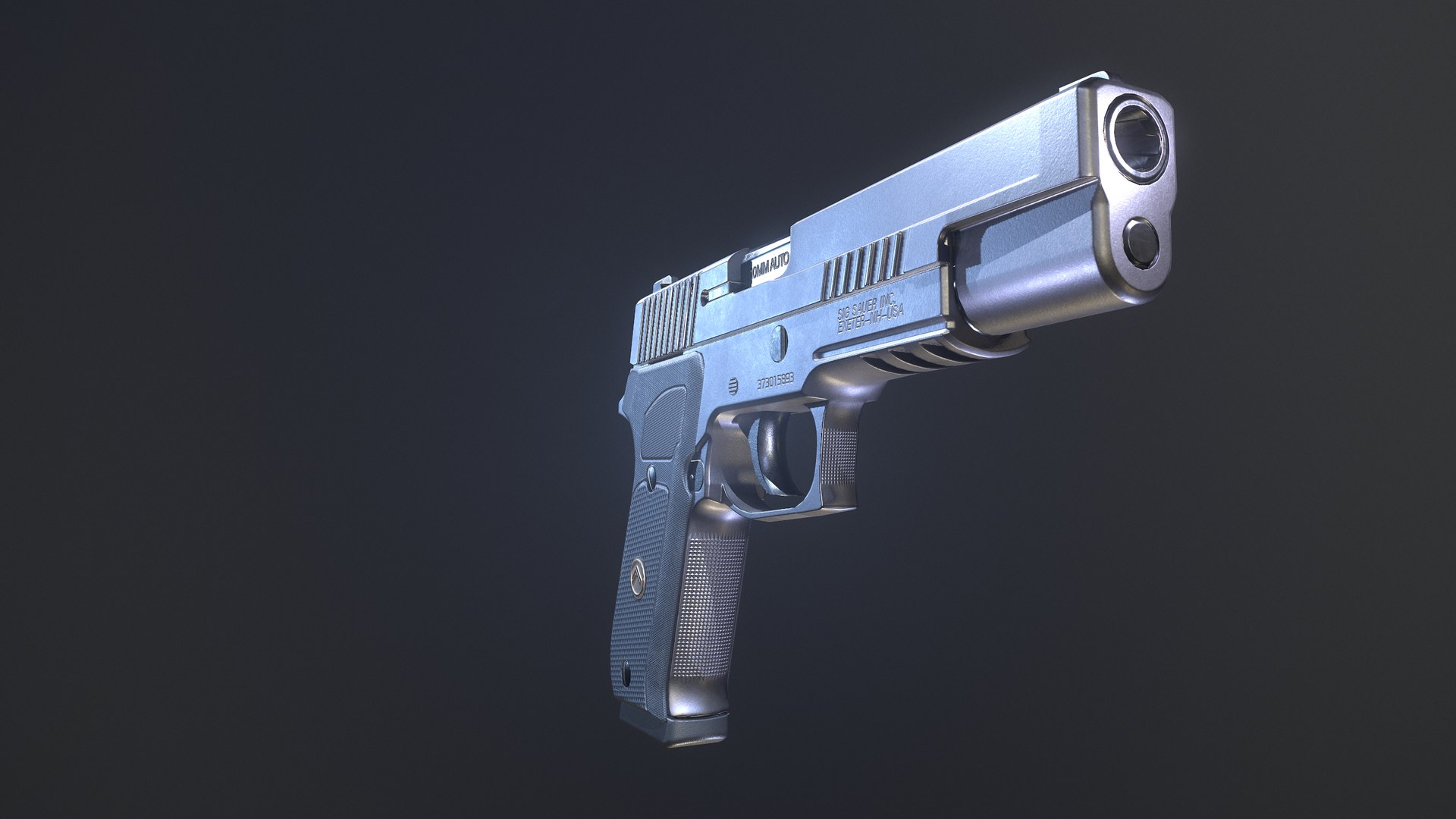 3D P220 Pistol Pbr - TurboSquid 1642595