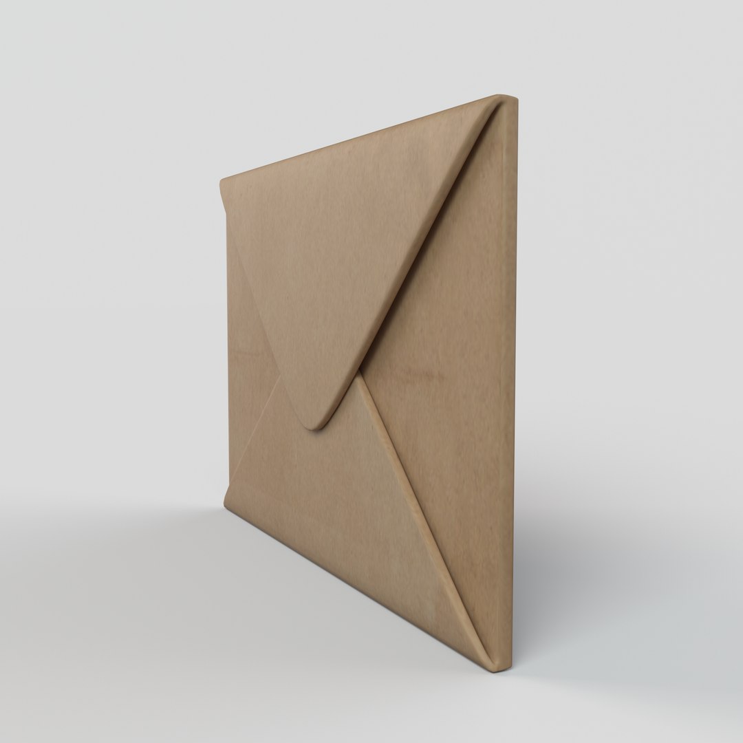 3D Mail Envelope - TurboSquid 1510005