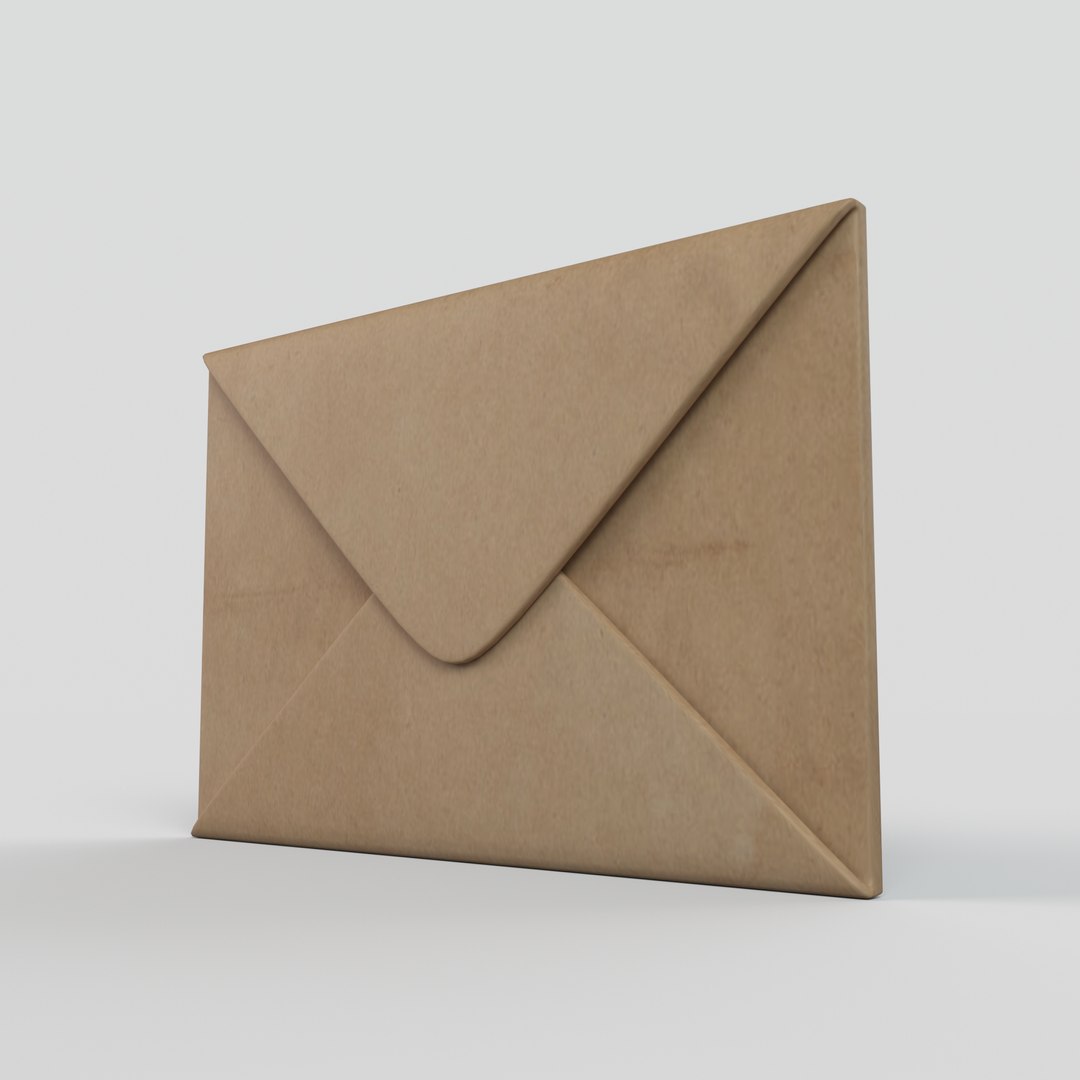 3D Mail Envelope - TurboSquid 1510005