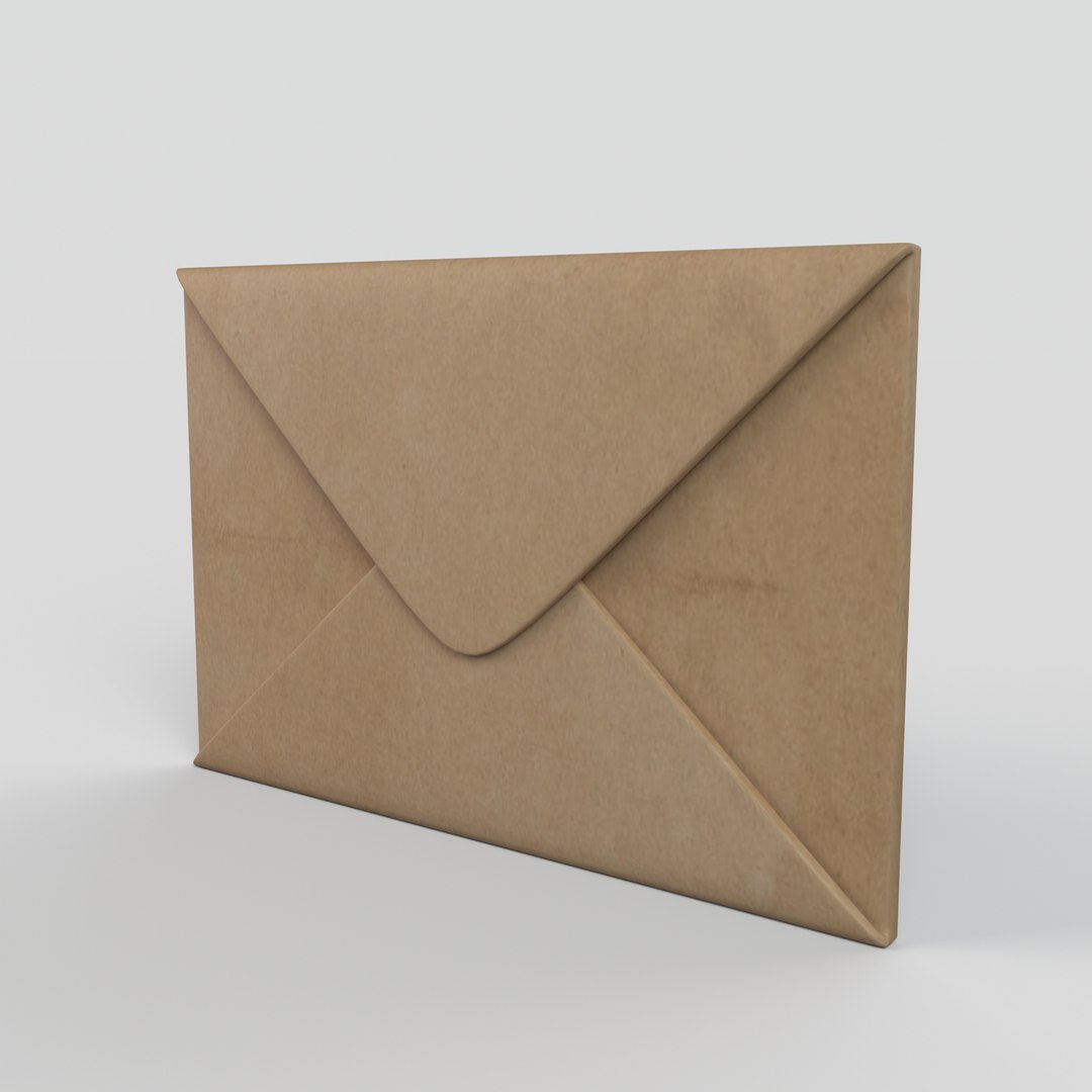 3D Mail Envelope - TurboSquid 1510005