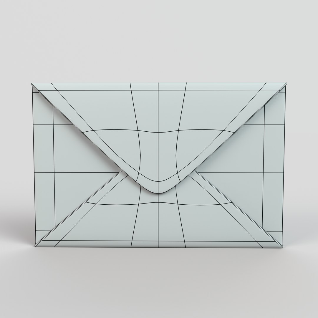 3D Mail Envelope - TurboSquid 1510005