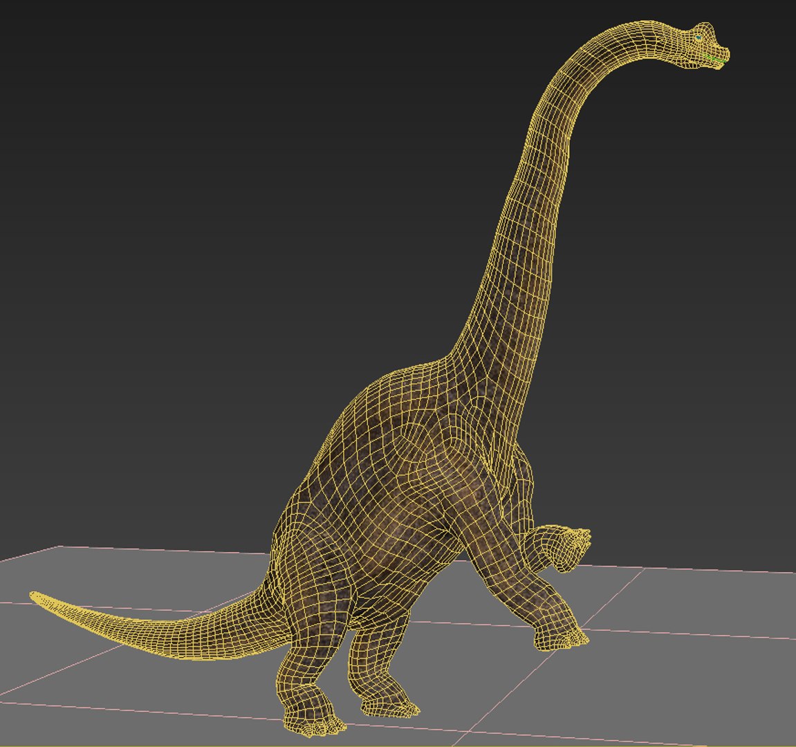 3D Brachiosaurus Animation Blender - TurboSquid 1415122