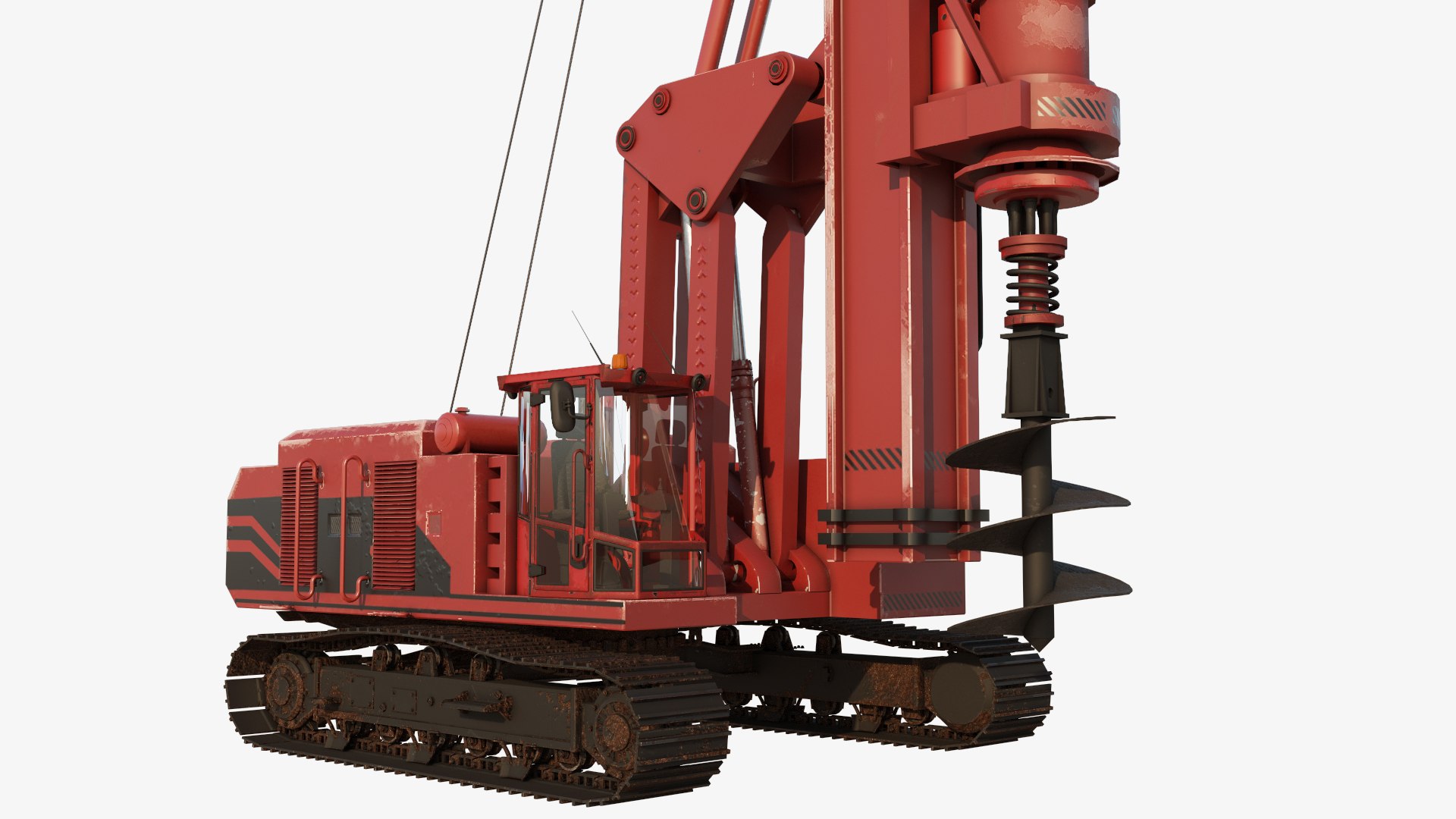 Drilling rig ready 3D model - TurboSquid 1424562