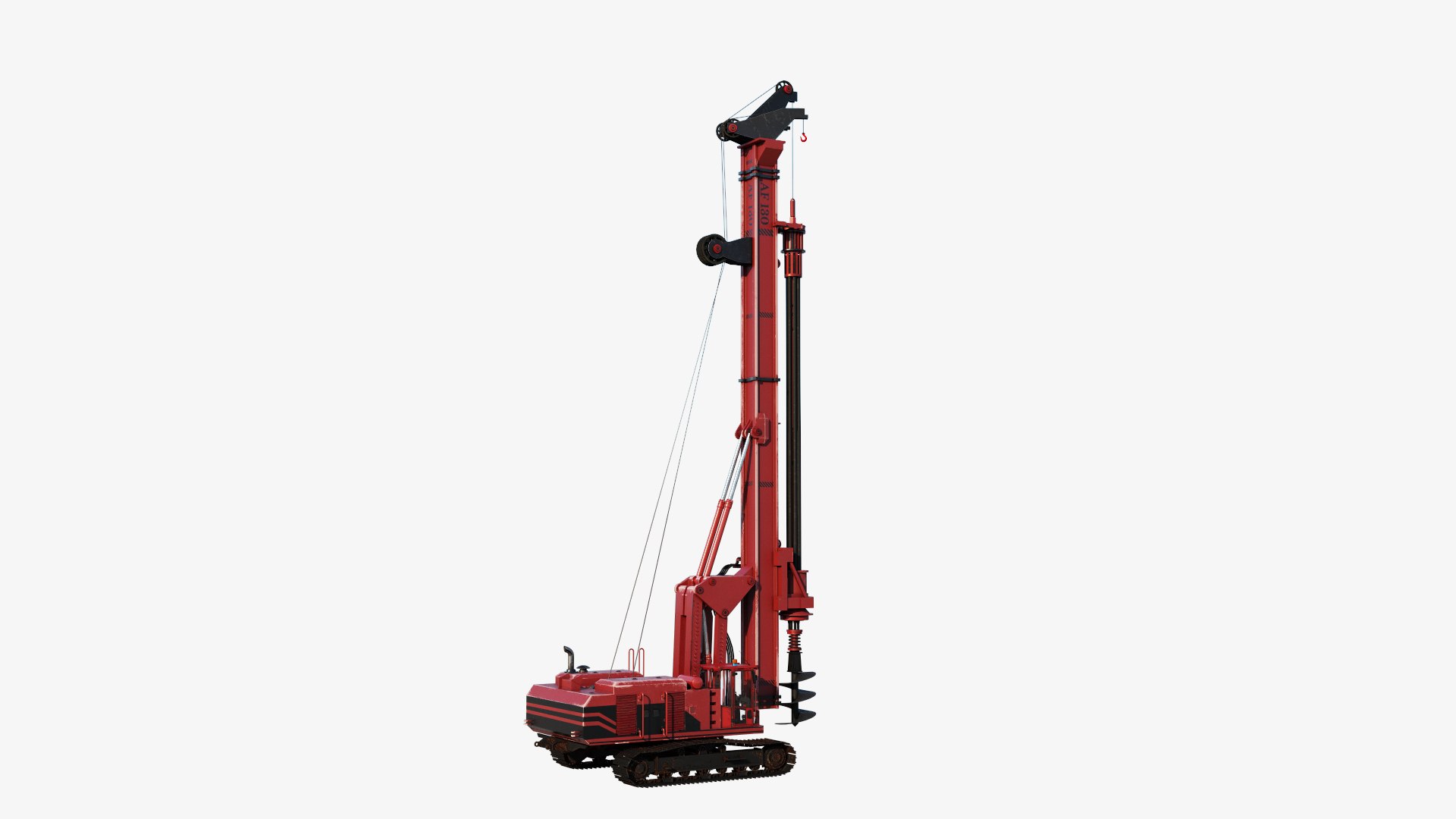 Drilling rig ready 3D model - TurboSquid 1424562