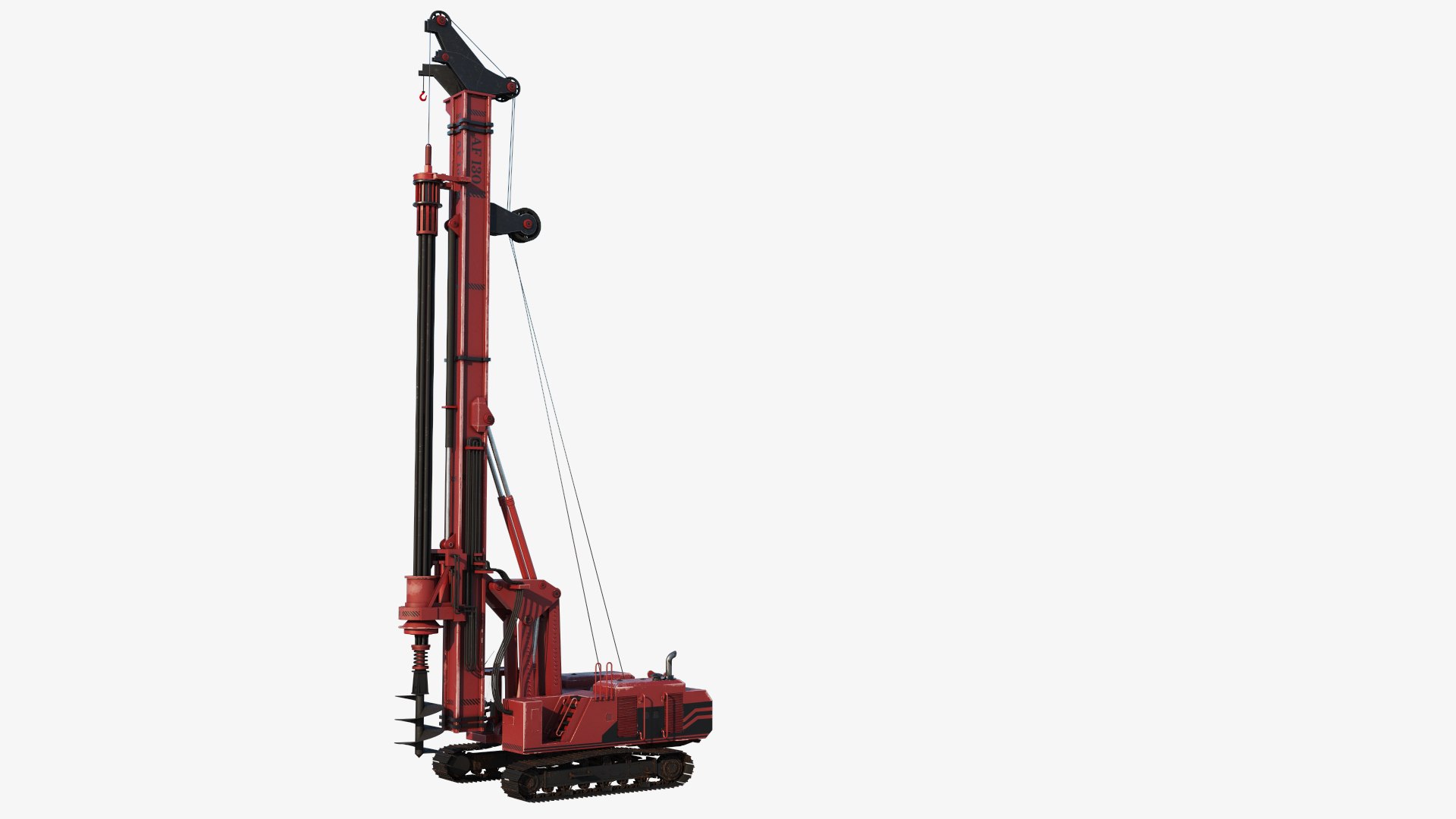 Drilling rig ready 3D model - TurboSquid 1424562