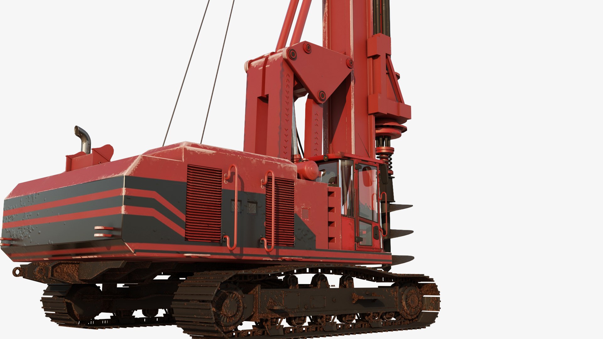 Drilling rig ready 3D model - TurboSquid 1424562