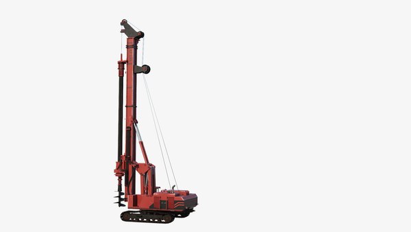 Drilling rig ready 3D model - TurboSquid 1424562