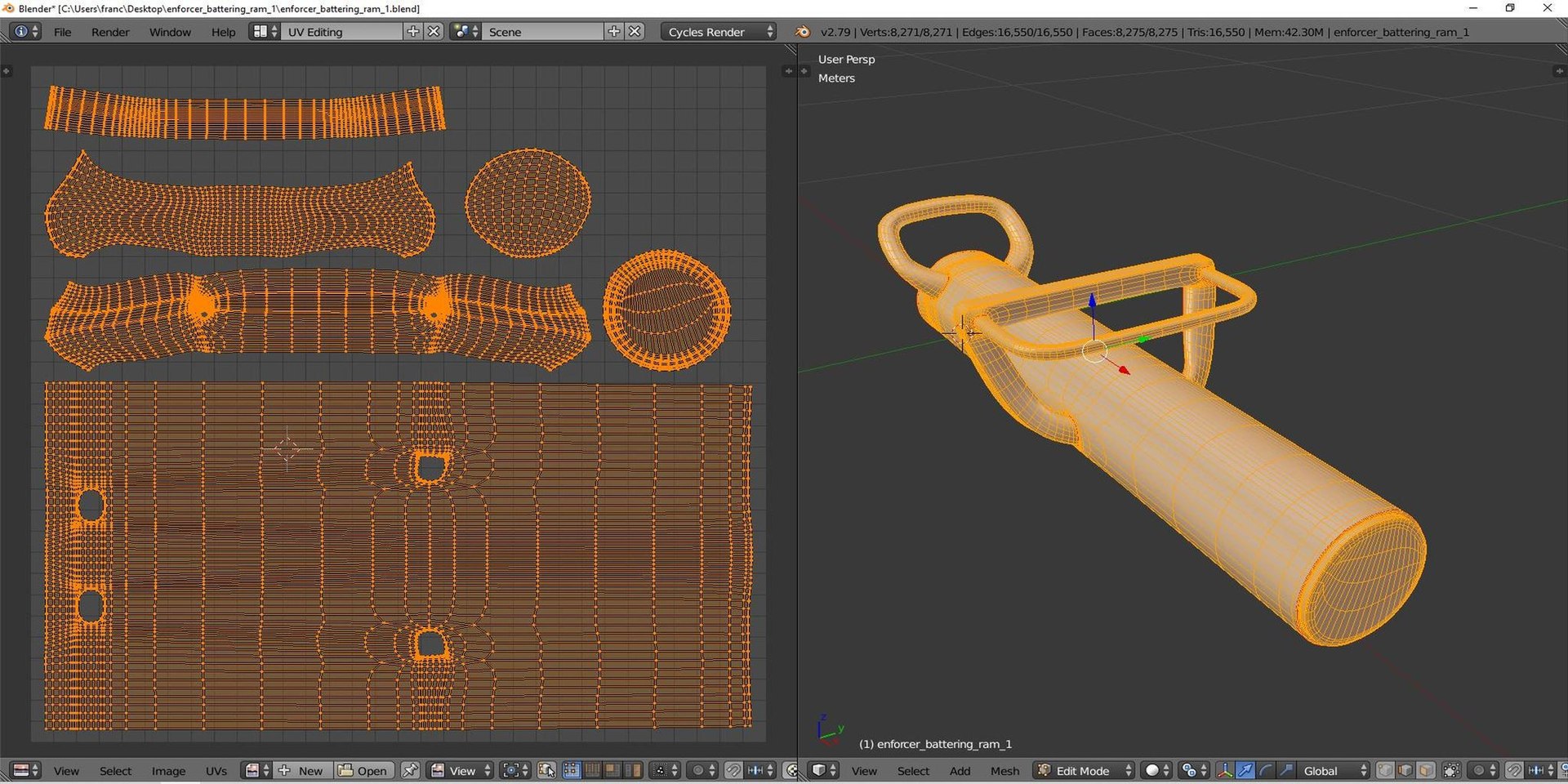 3D Enforcer Battering Ram 1 - TurboSquid 1480252