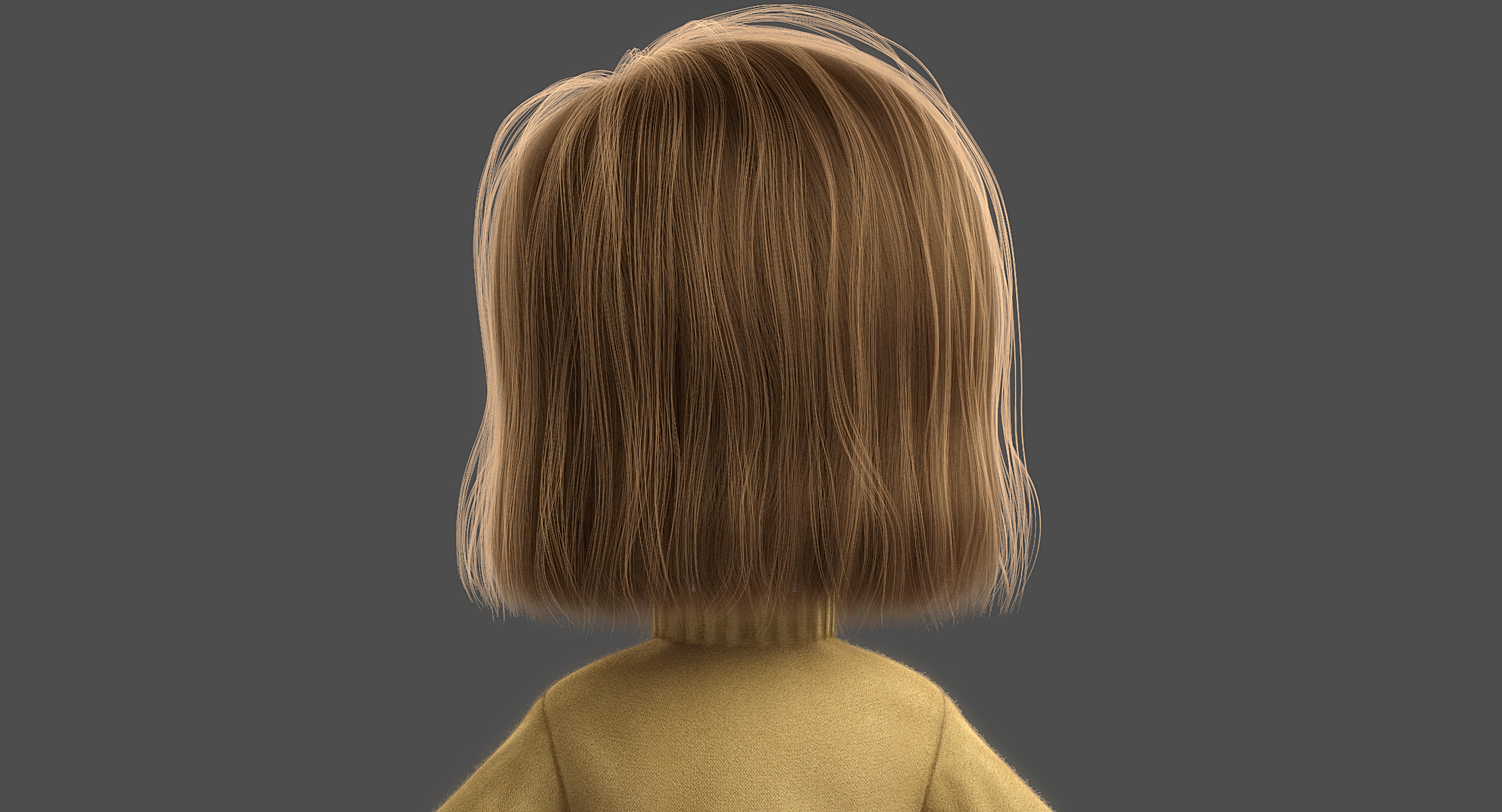 3d Cartoon Rigged Girl Model Turbosquid 1213934