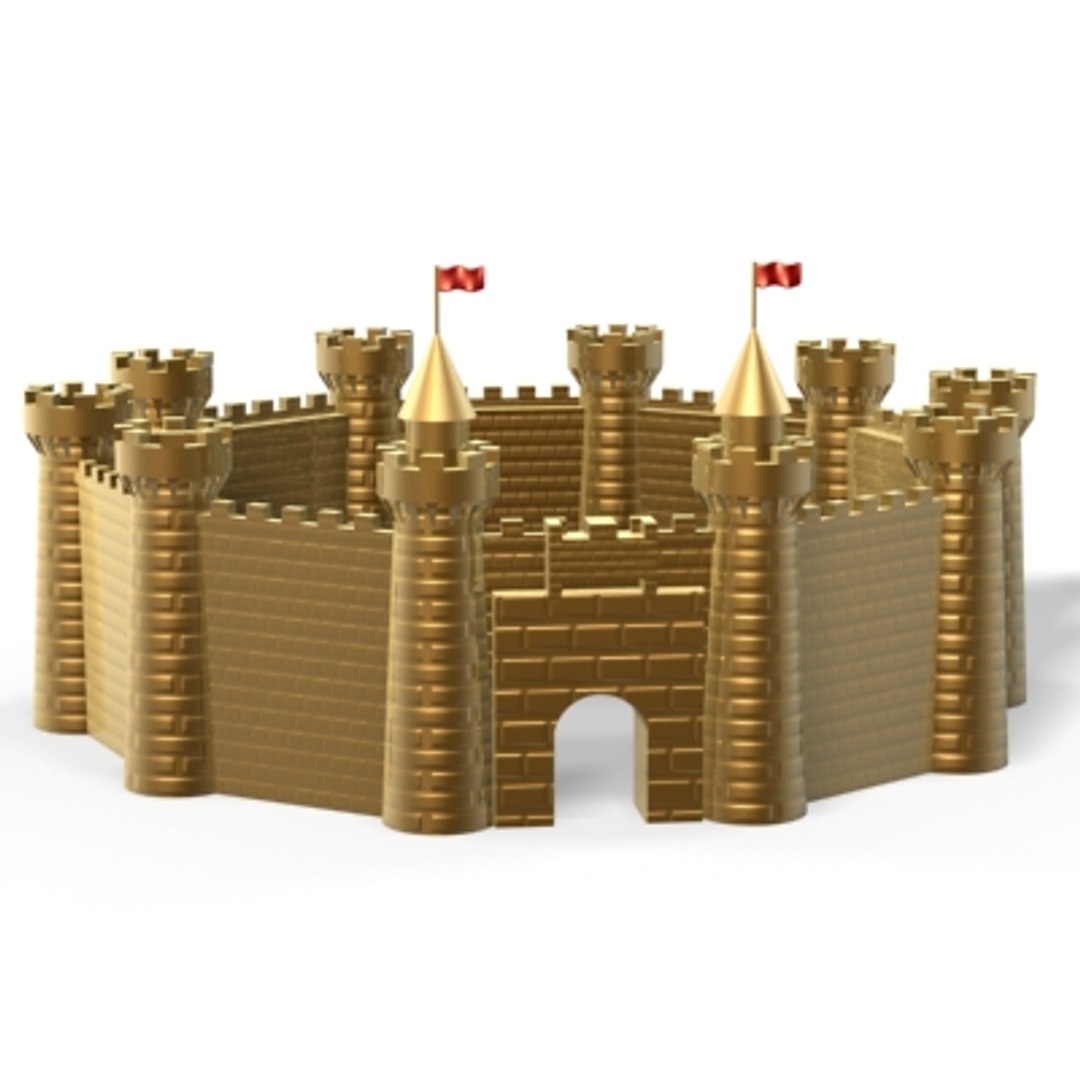 3d Golden Castle