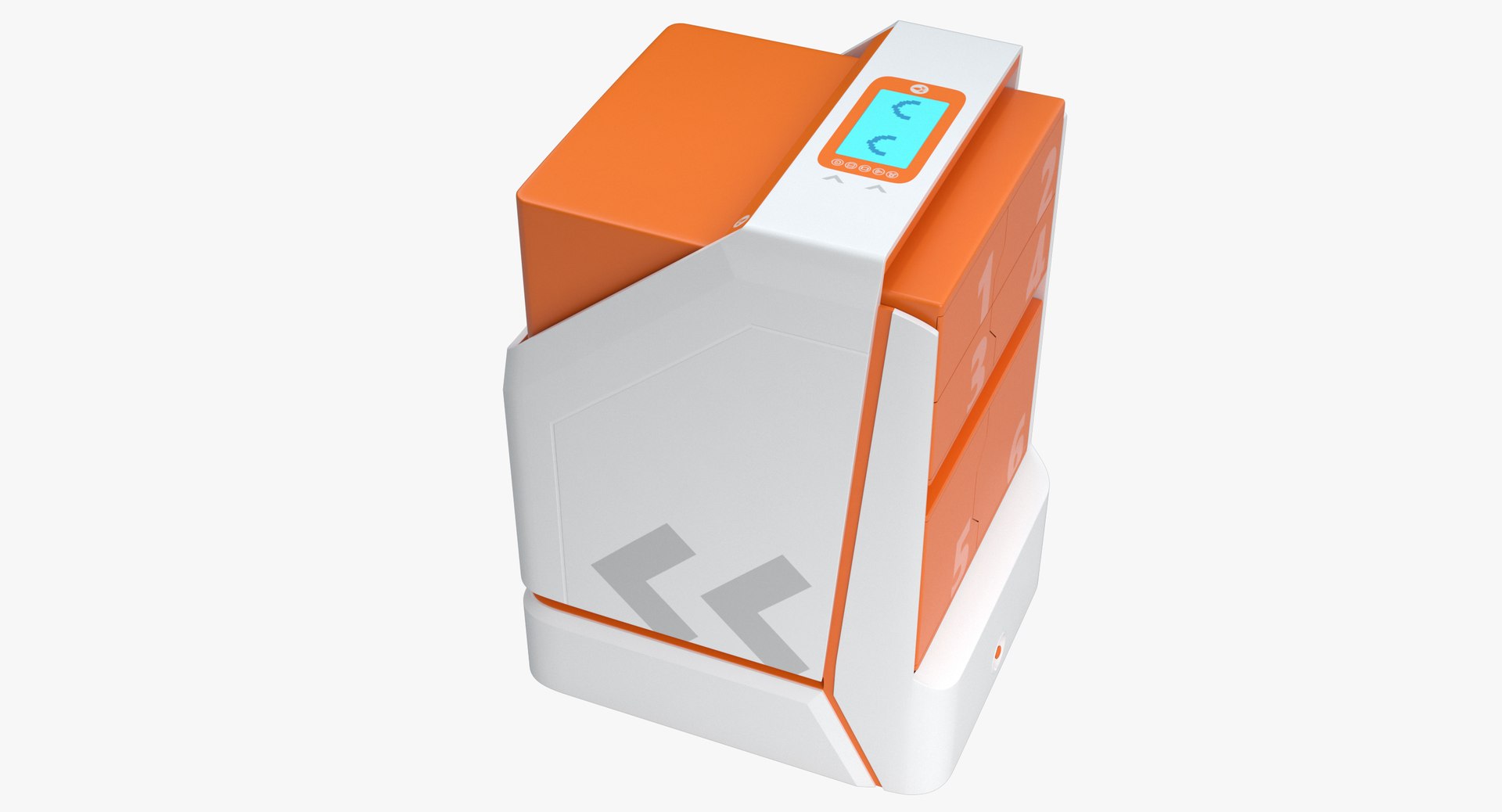 3D 3D Autonomous Delivery Mail Robot - TurboSquid 2016881