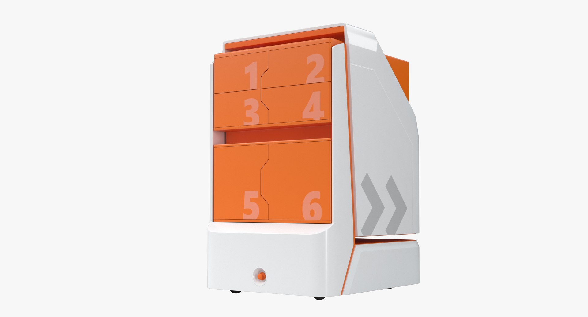 3D 3D Autonomous Delivery Mail Robot - TurboSquid 2016881