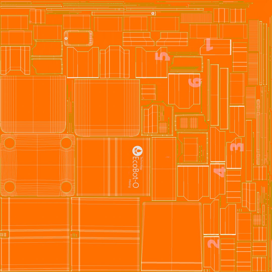 3D 3D Autonomous Delivery Mail Robot - TurboSquid 2016881