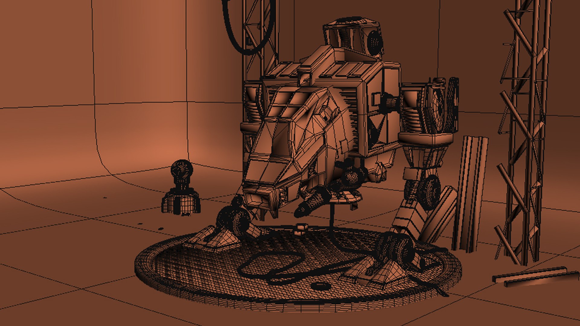 Free 3D Robot Biped - TurboSquid 1516964