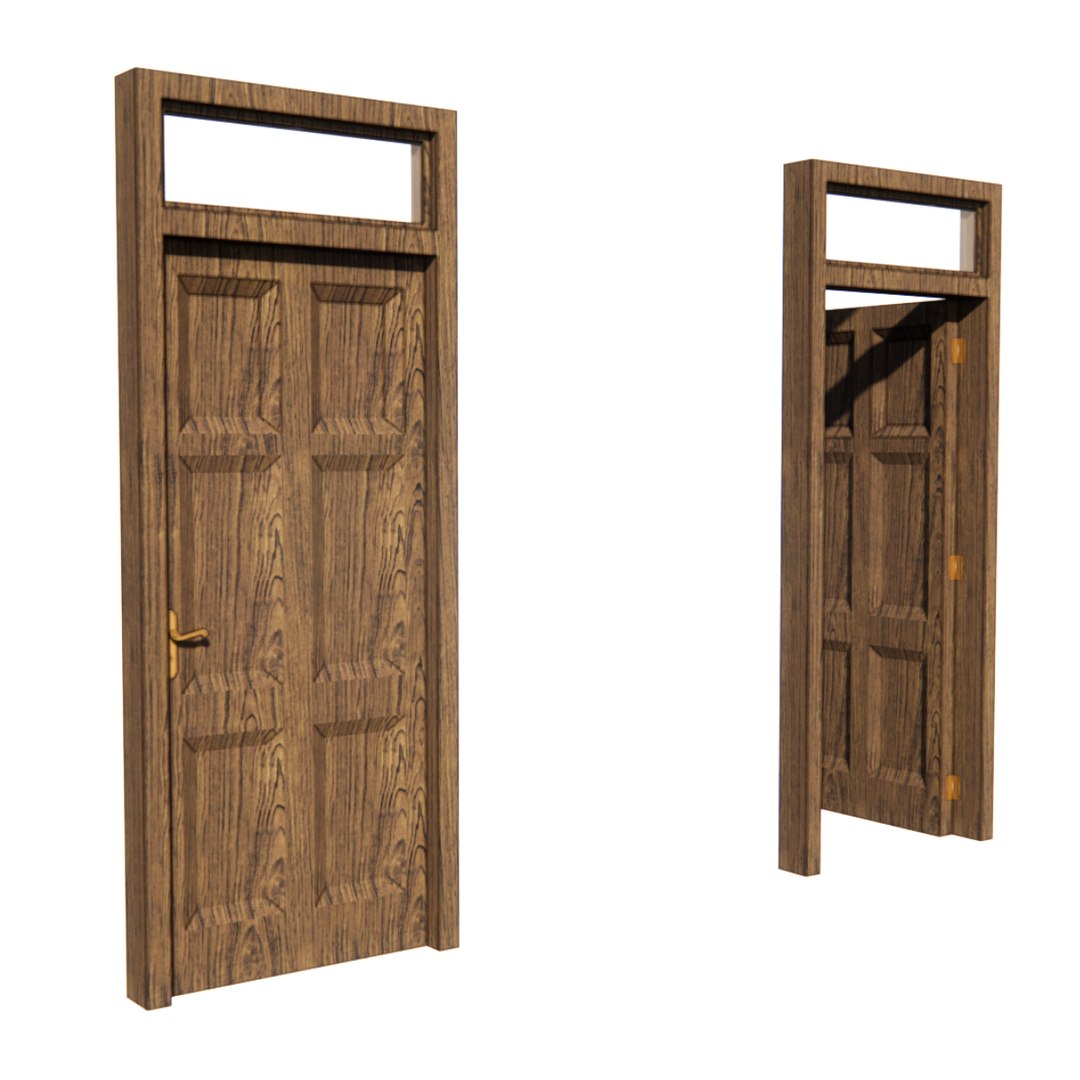 Wooden Door 3D Model - TurboSquid 2046706