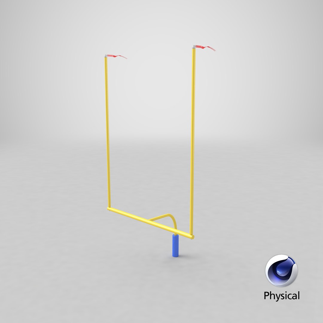 American Football Posts 3D Model - TurboSquid 1346905