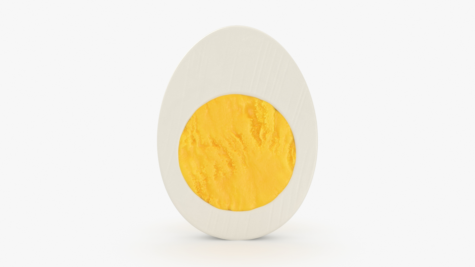 Hard Boiled Egg Slice 2 3D Model - TurboSquid 2168927