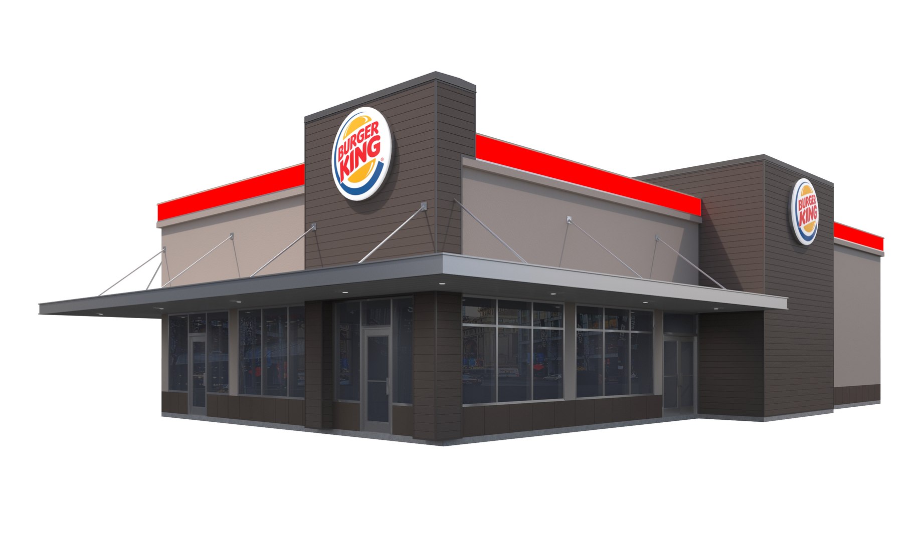 3D Burger King Model - TurboSquid 1241516
