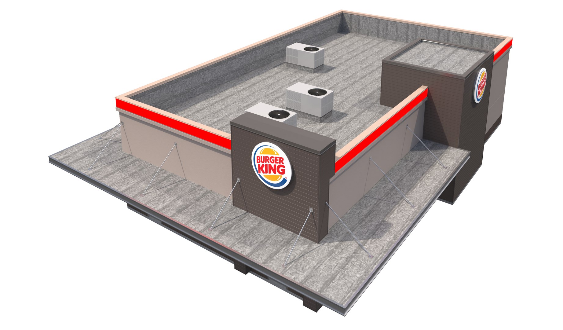 3D Burger King Model - TurboSquid 1241516