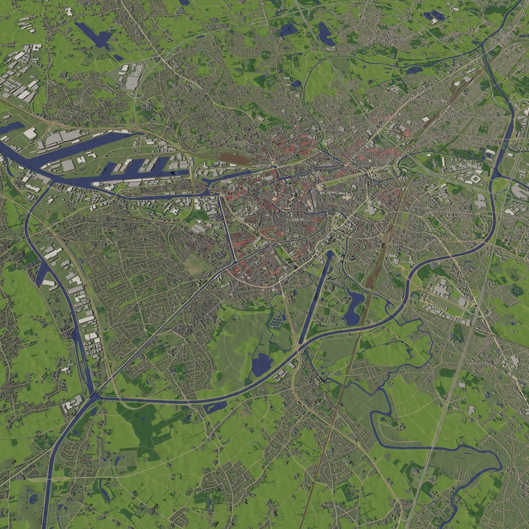 3D Ghent Belgium - City And Urban - TurboSquid 2335732