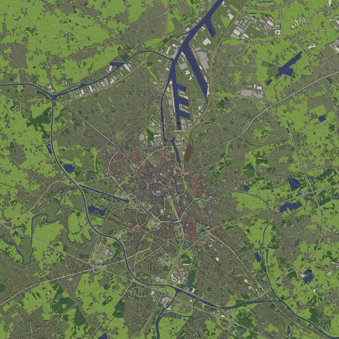 3D Ghent Belgium - City And Urban - TurboSquid 2335732