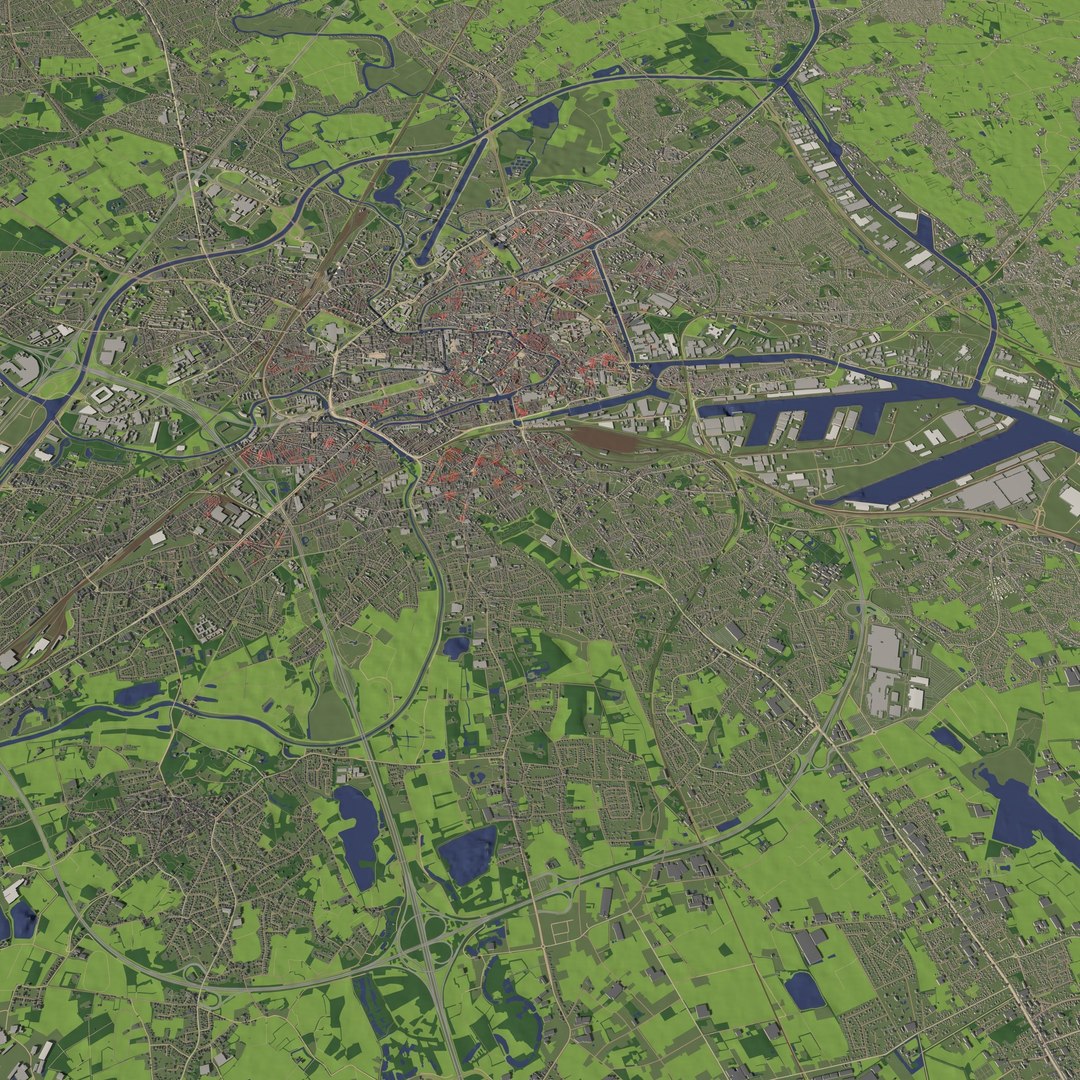 3D Ghent Belgium - City And Urban - TurboSquid 2335732