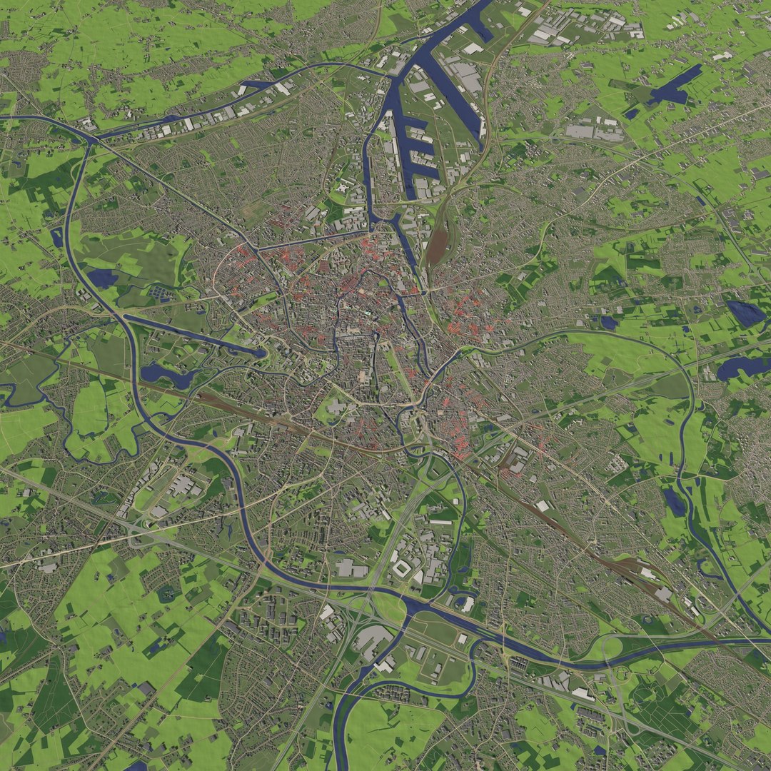 3D Ghent Belgium - City And Urban - TurboSquid 2335732