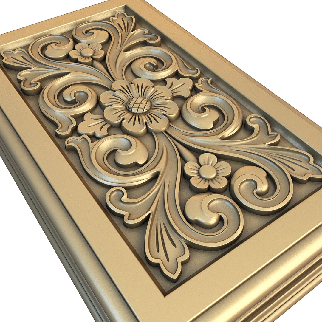 Carved Casket 3D Model - TurboSquid 1562157