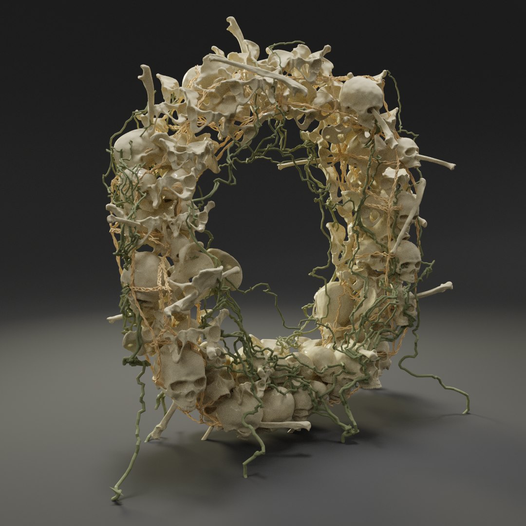 Letter O Bones Skeleton 3D - TurboSquid 1546252