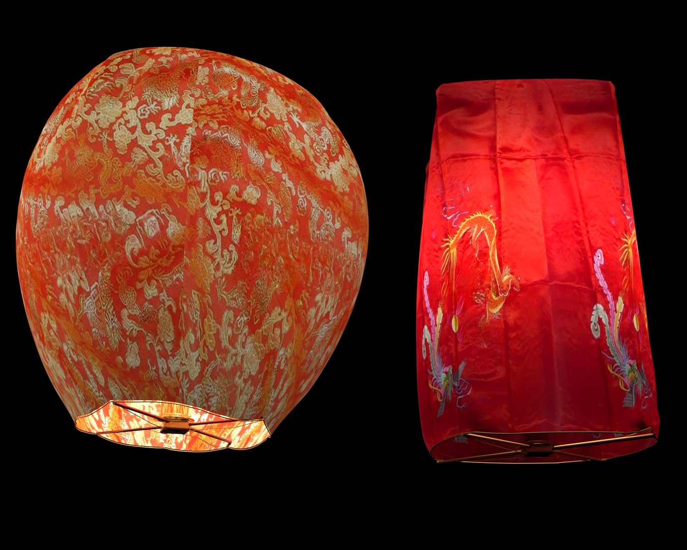 3D Chinese Sky Lantern Model - TurboSquid 2233671