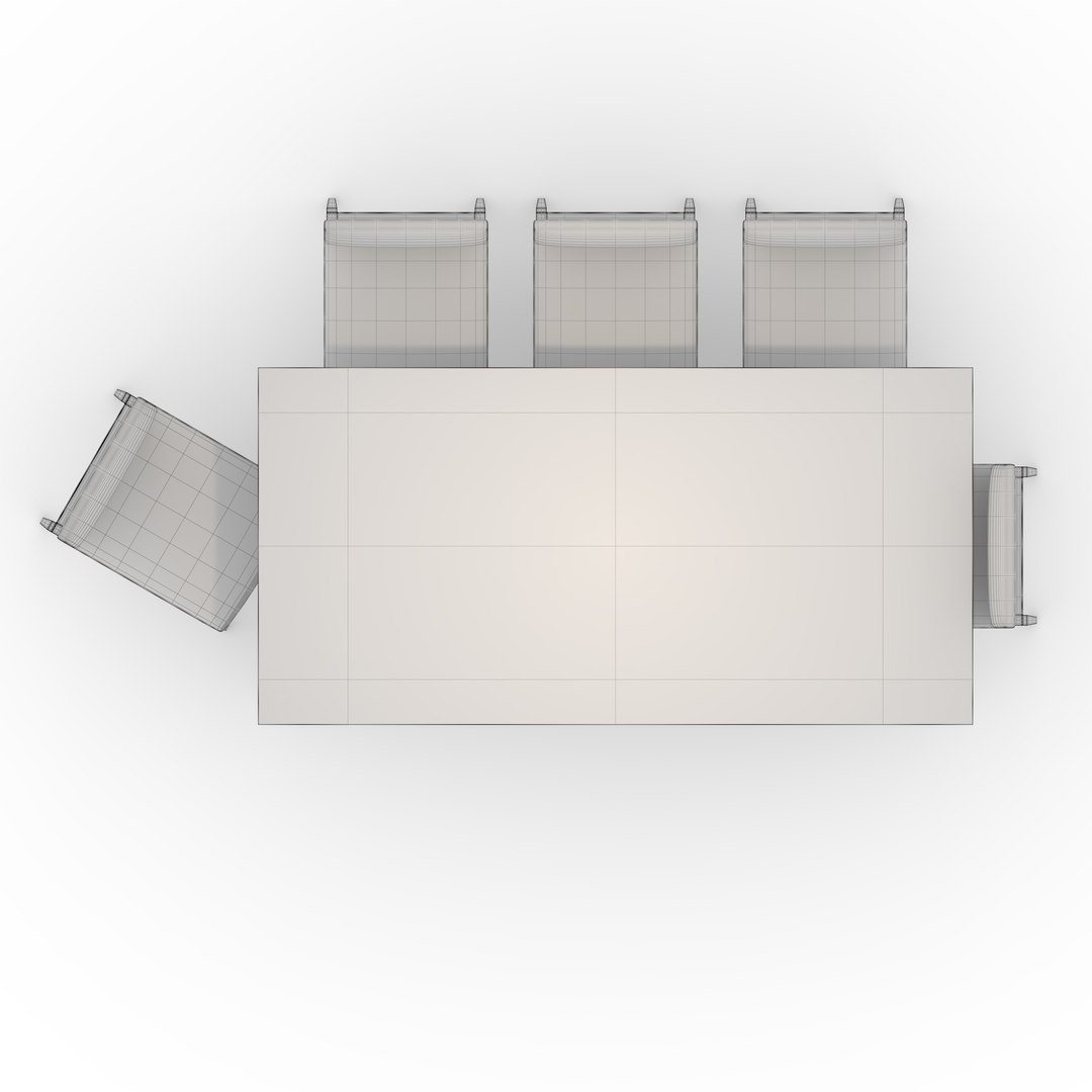3D Model Dining Set 1 - TurboSquid 2334532