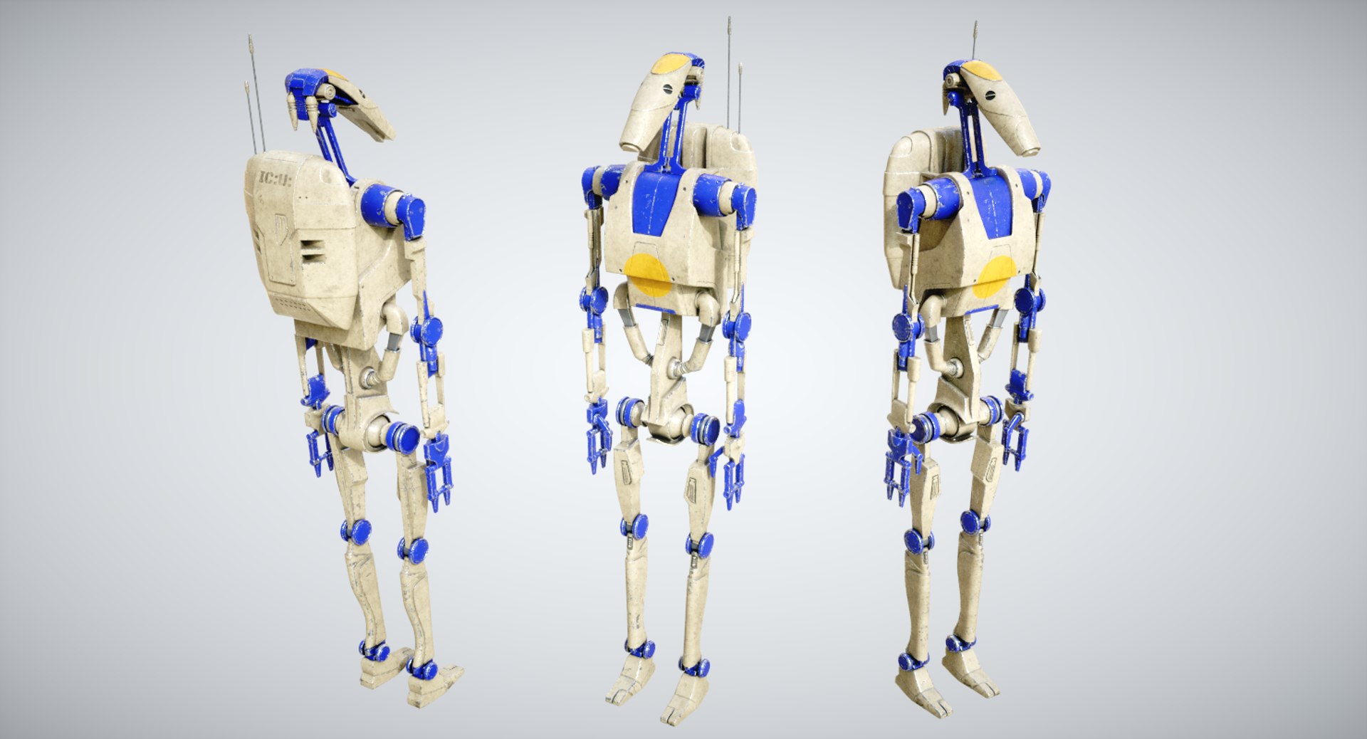 B1 Battle Droid 3D - TurboSquid 1432053
