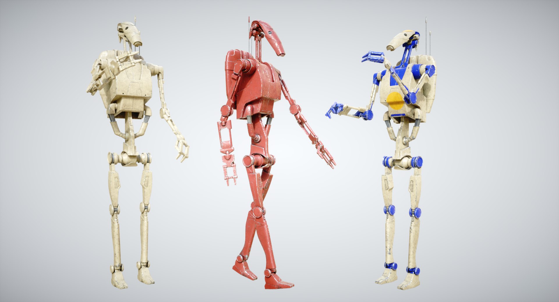 B1 Battle Droid 3D - TurboSquid 1432053
