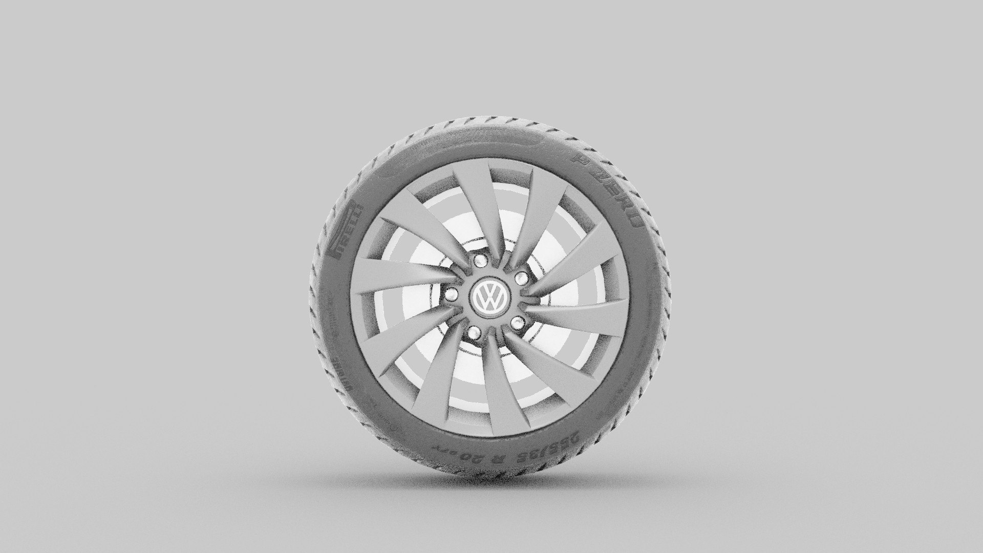 CarVolkswagen Wheel With Rim 3D model - TurboSquid 2146065